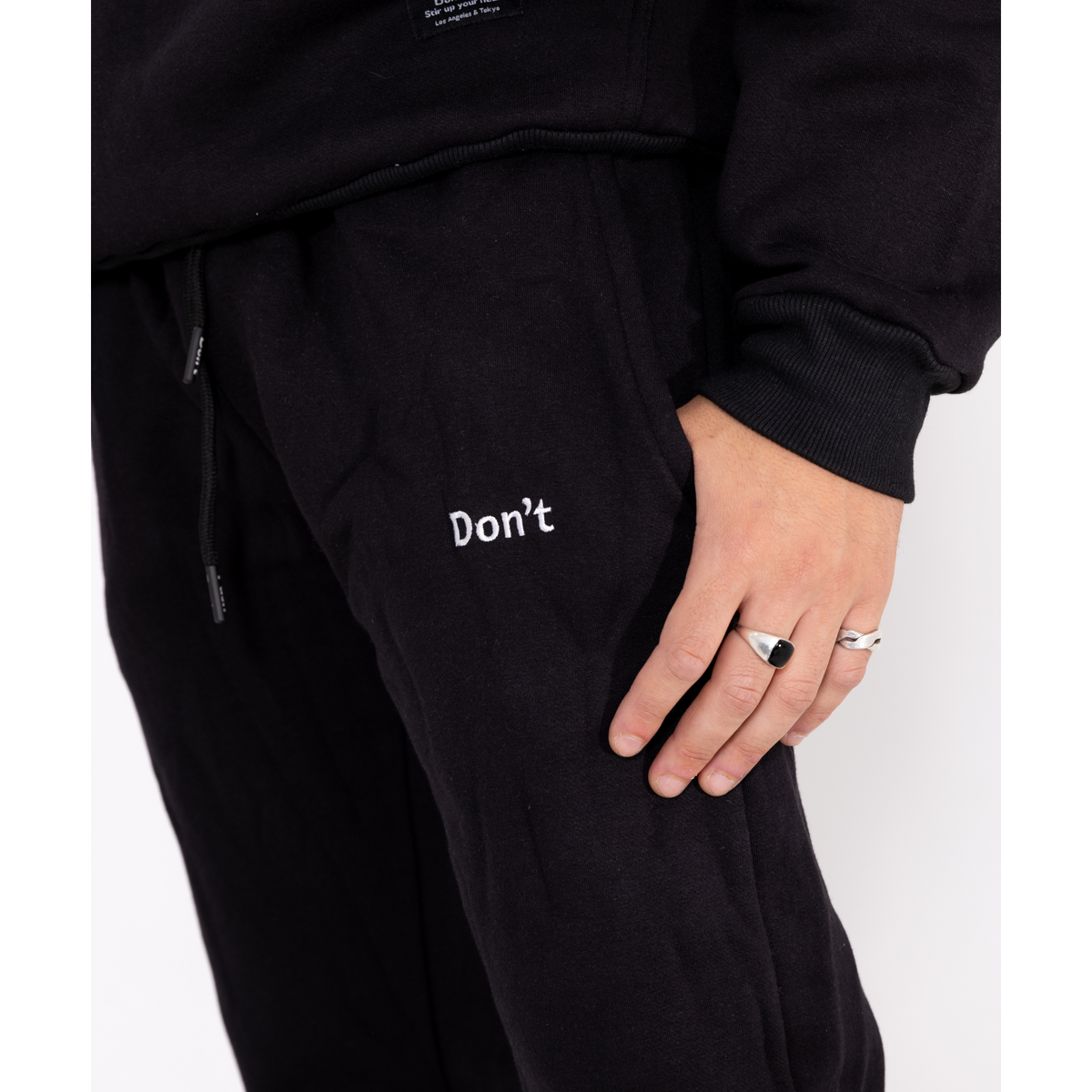 Red Button Sweat Pants | Don't Push Online Store
